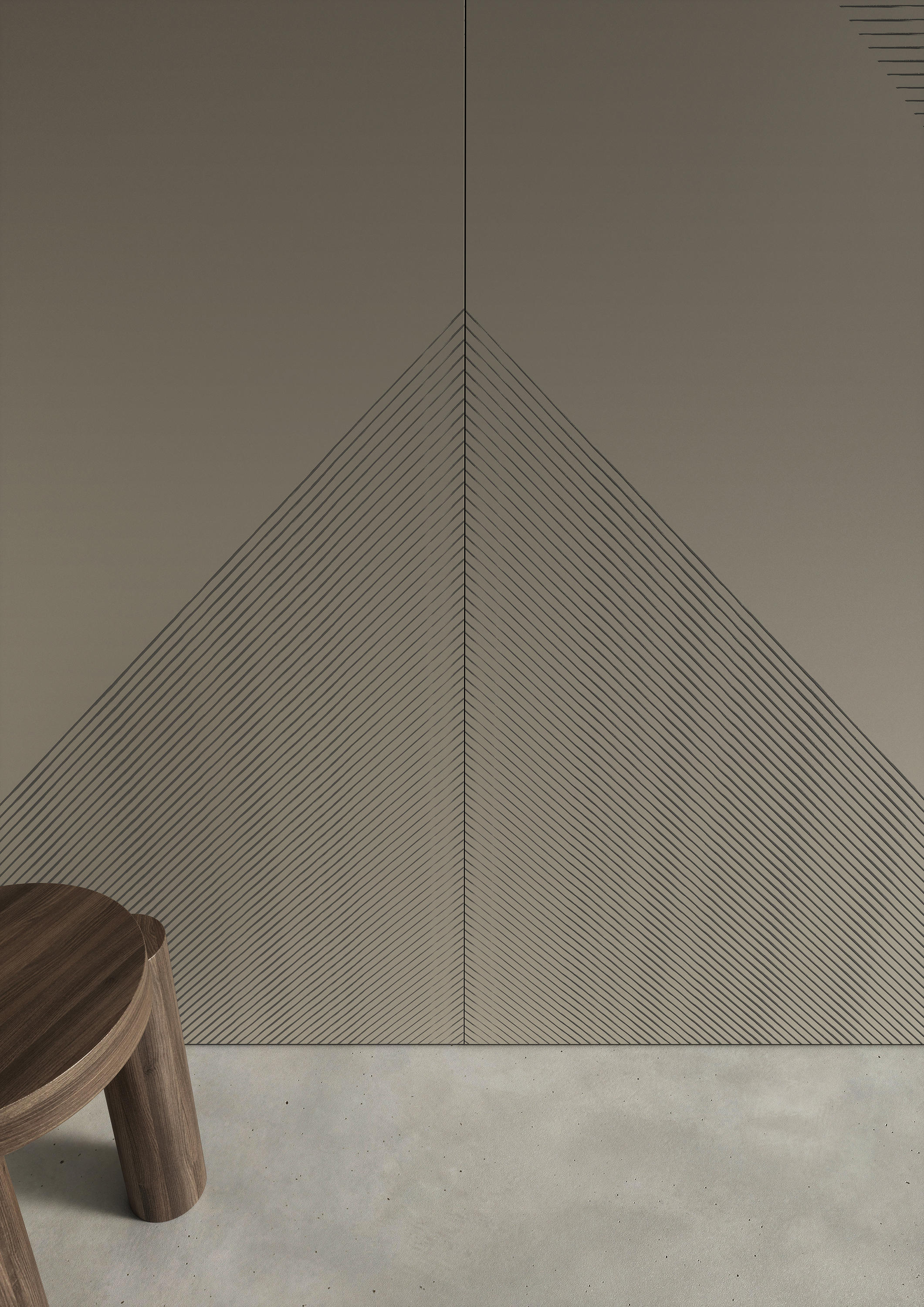 Carven L1 Flush door integrated in wall paneling & Tip I30 | Architonic