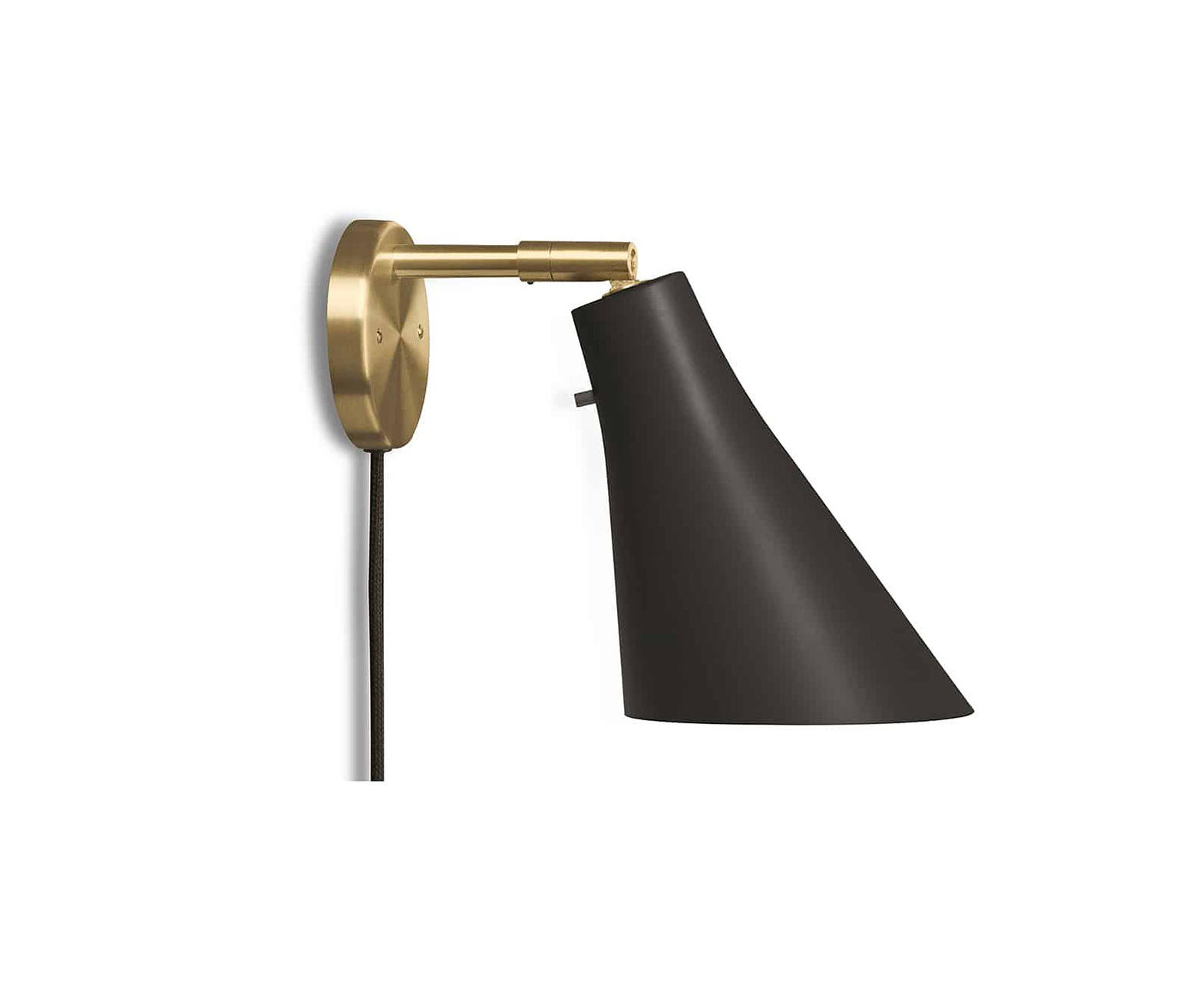 Miller Wall - Black/Brass (With Cable) | Architonic