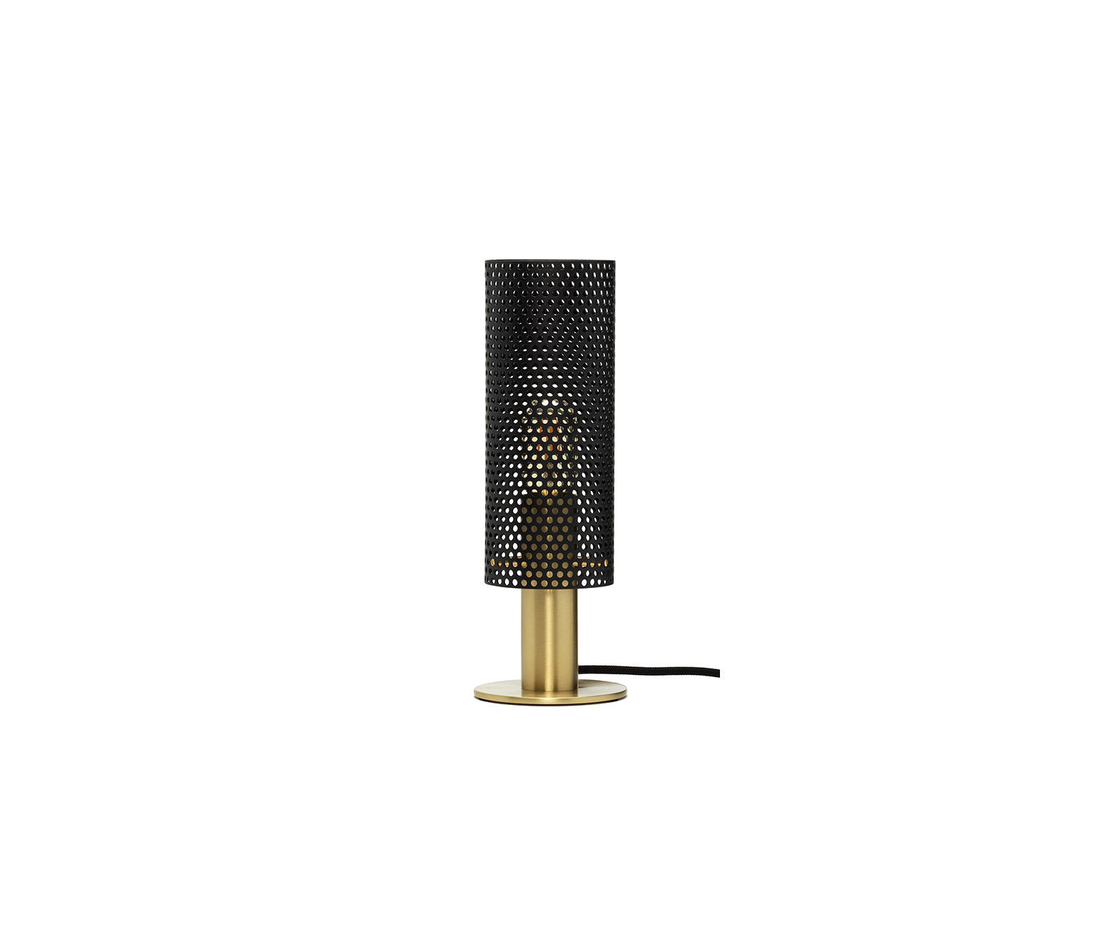 Vouge Table - Small - Black/Brass | Architonic